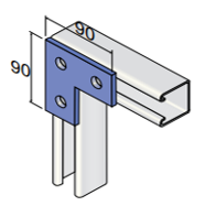 FM1036 Flat Plate L-Fitting — Project Supplies