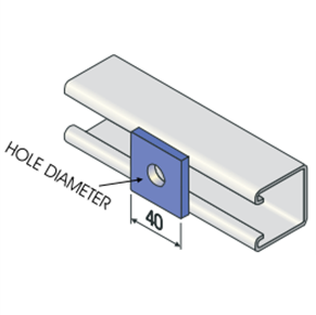 FM1063 1 Hole Flat Plate Fitting M11 — Project Supplies